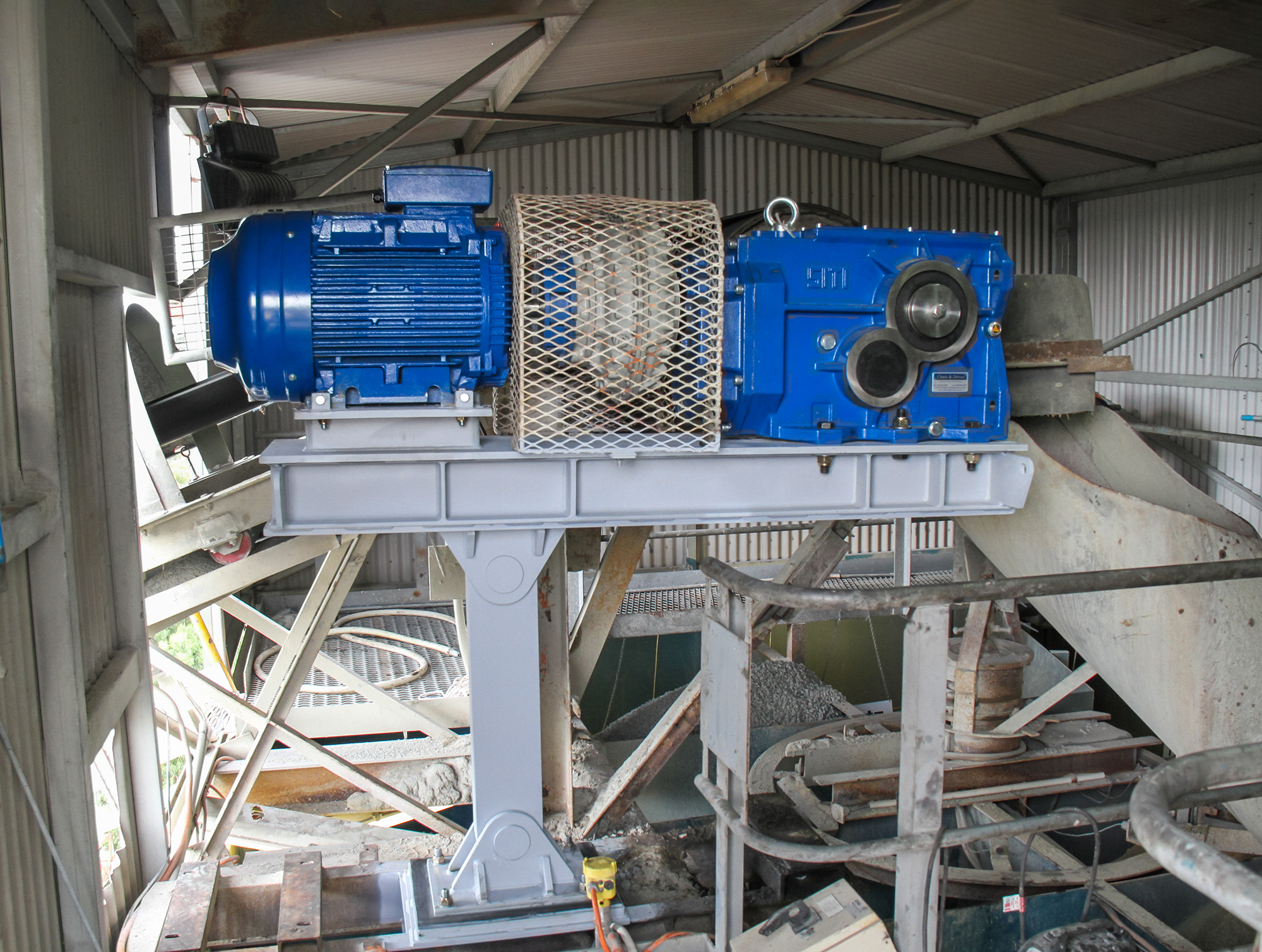 Concrete Plant Conveyor Drive Upgrade & Integration - Chain & Drives ...